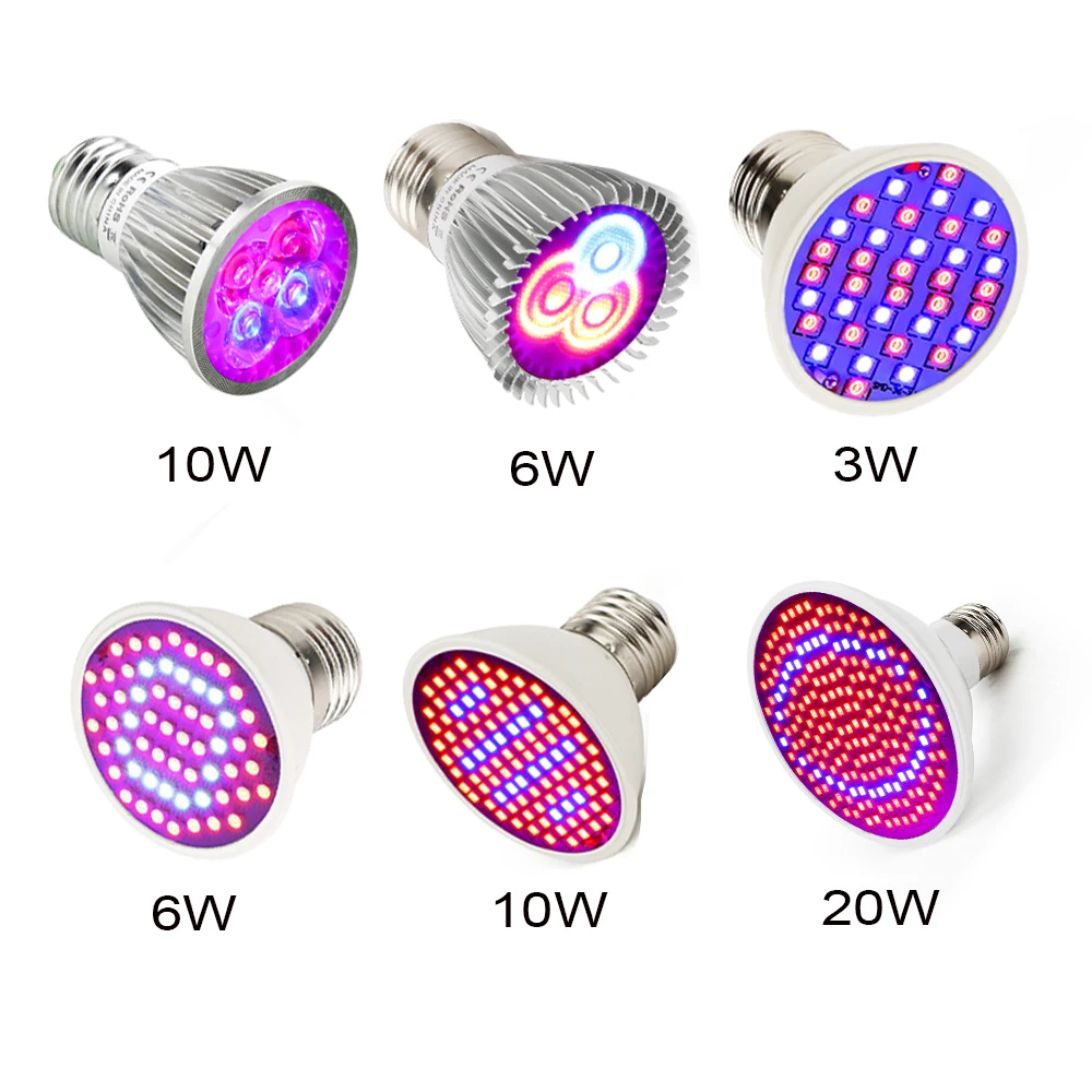 E27-3W-6W-10W-20W-Blue-Red-Mini-Led-Grow-Light-Cheap-Grow-Bulb-for ...