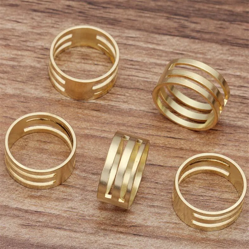 5pcs brass Jump Ring Opener Opening Closing Tools Finge Copper Ring ...