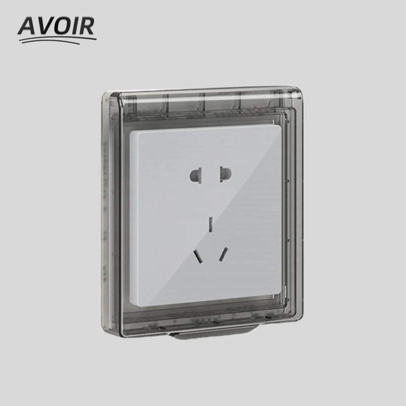 Avoir Wall Socket Waterproof Splash Box Ultra-thin 86 Type Single ...
