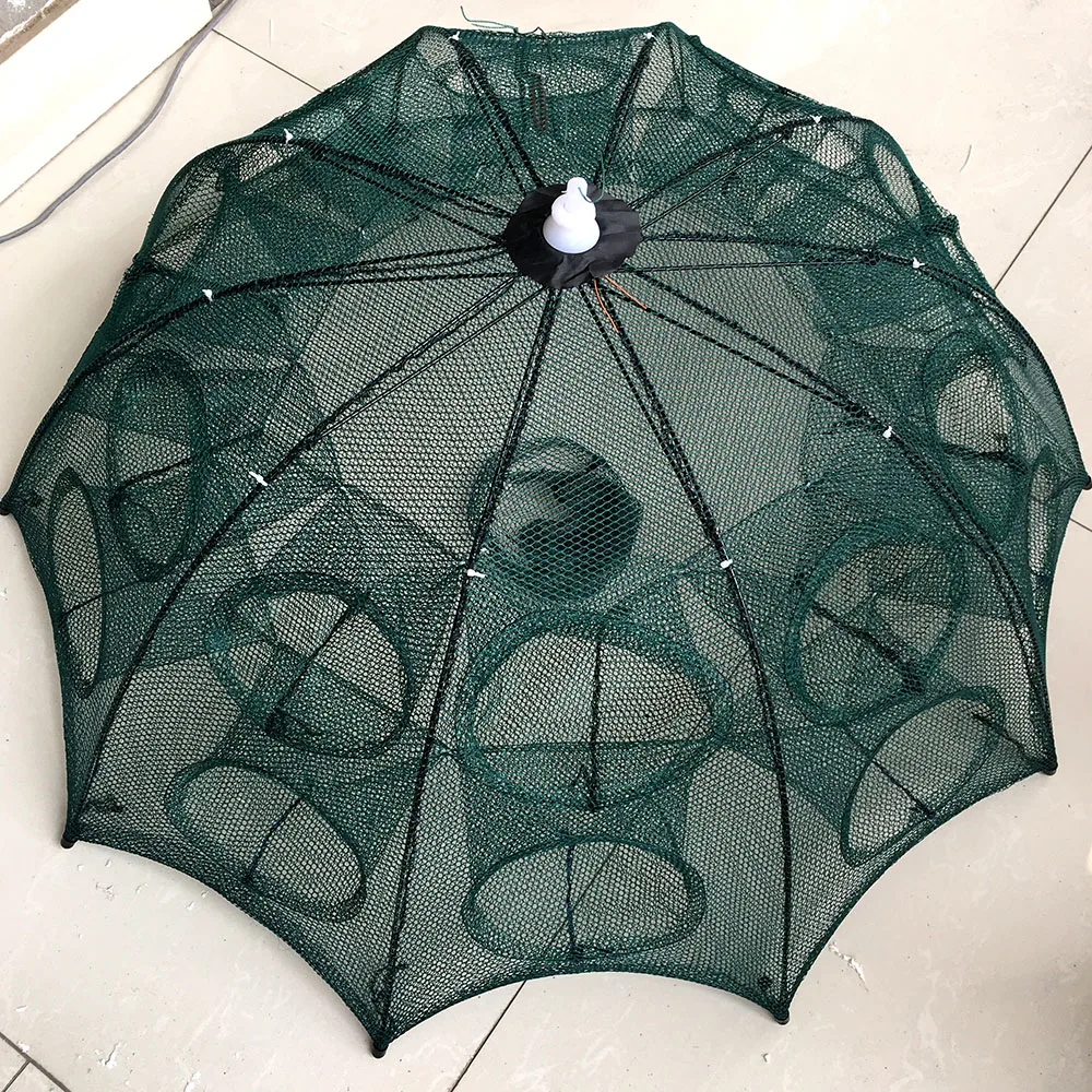 Rede De Pesca Automática Reforçada 4-20 Buracos Rede De Pesca Gaiola De ...