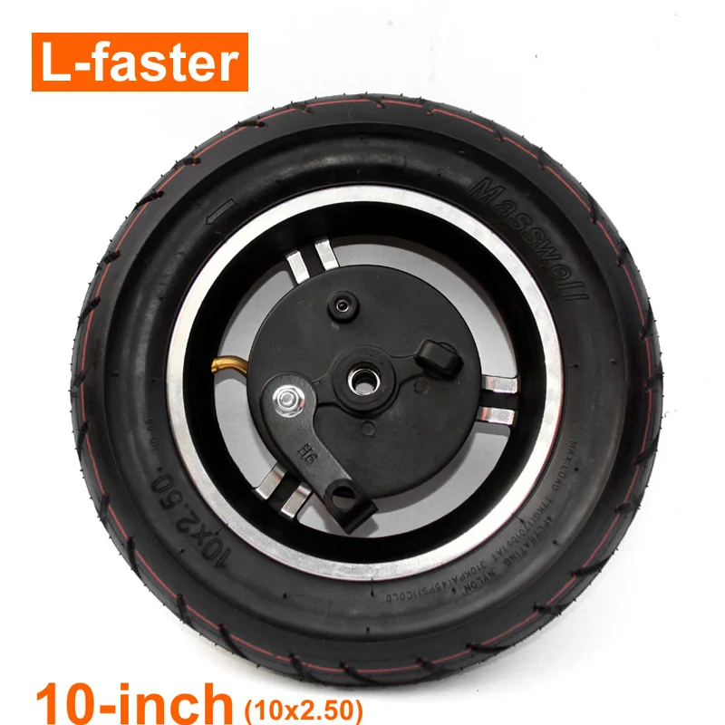 10 Inch Wheel With Brake 10x2.50 Inflated Wheel With Inner Tube And ...