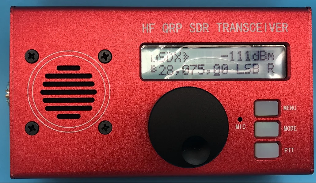 Carhar 10W Max USDX 8 Band SDR Alle Modi USB AM LSB FM HF SSB QRP Transceiver QCX-SSB mit Akku ...