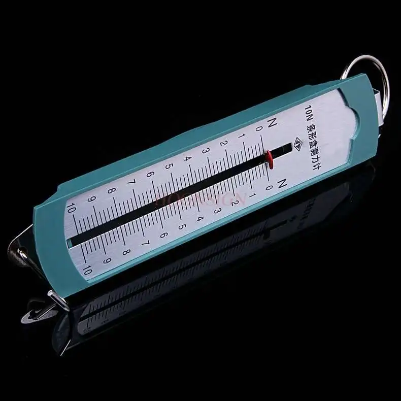 10N Newton Meter Spring Dynamometer Bar Physics Mechanical Experiment ...