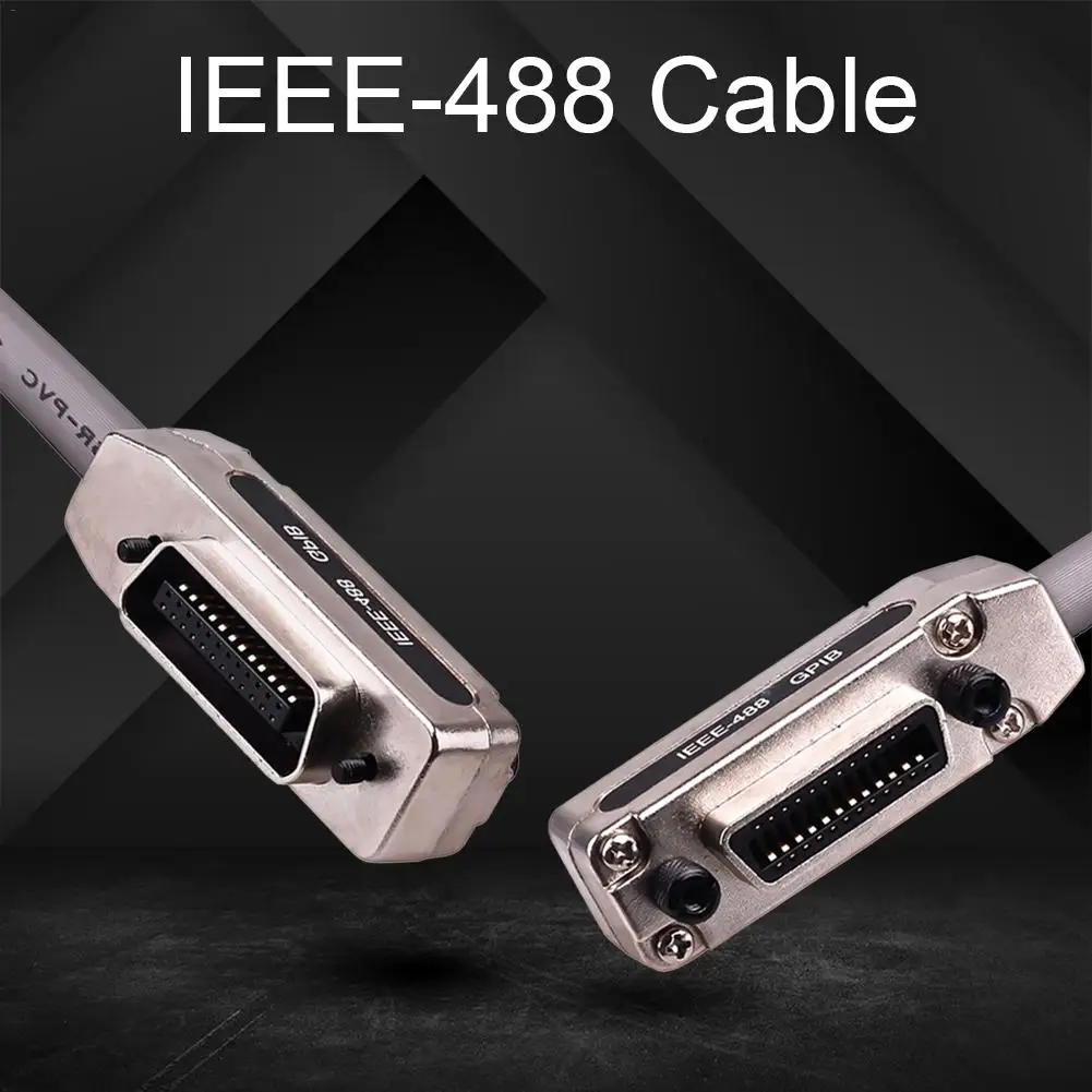 1M/1.5M/2M Ieee-488 GPIB Wire Ie488 Data Cable GBI[ Cable Head PIC ...
