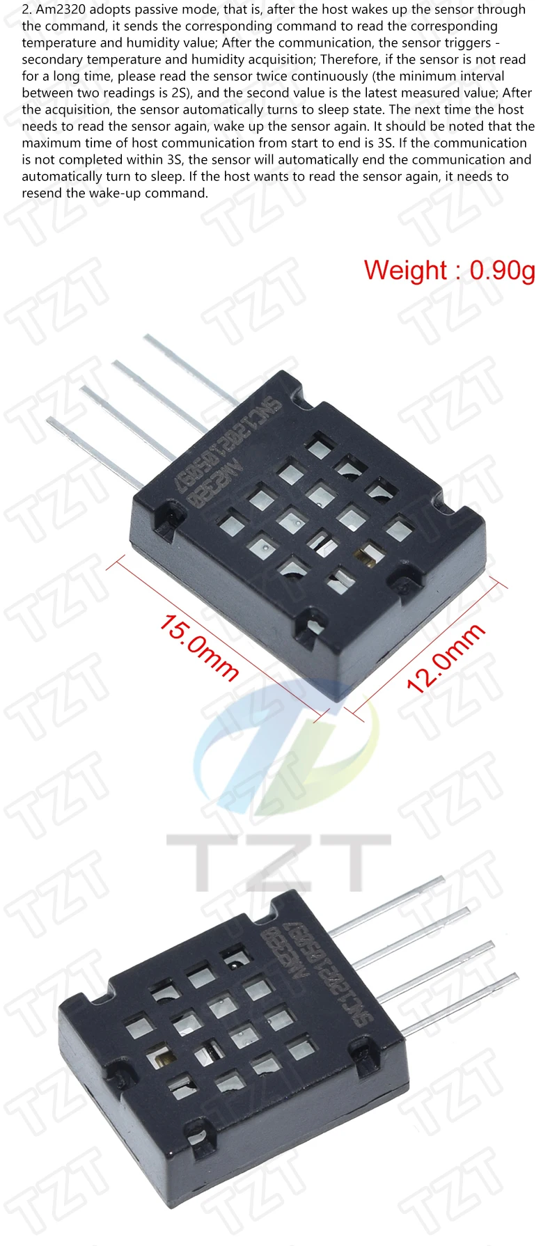 Digital Temperature Sensor / Humidity Sensor DHT11 DHT22 AM2302 AM2301 ...