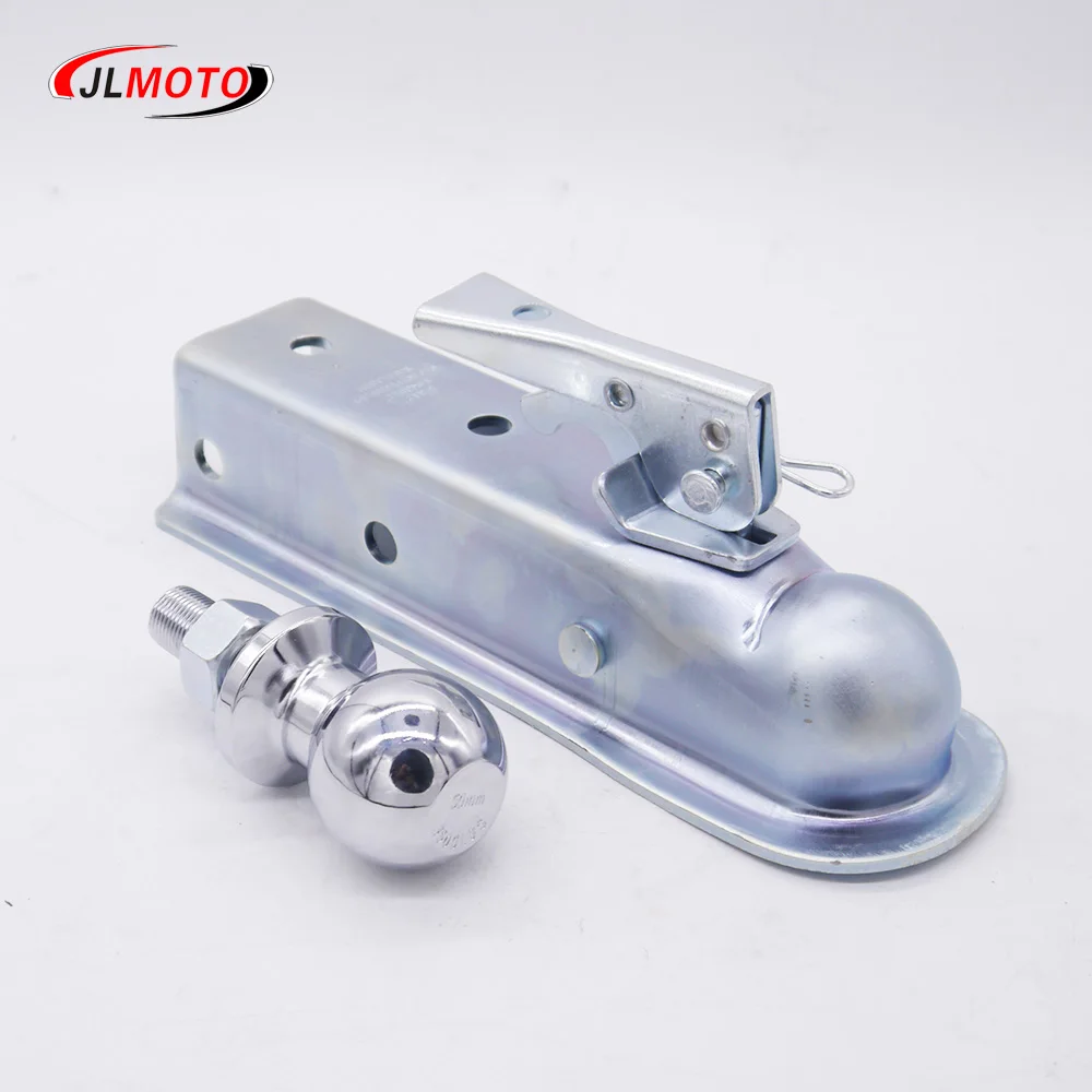 Full-Set-2-Straight-Trailer-Coupler-With-2-Hitch-Ball-50mm-2-Channel ...