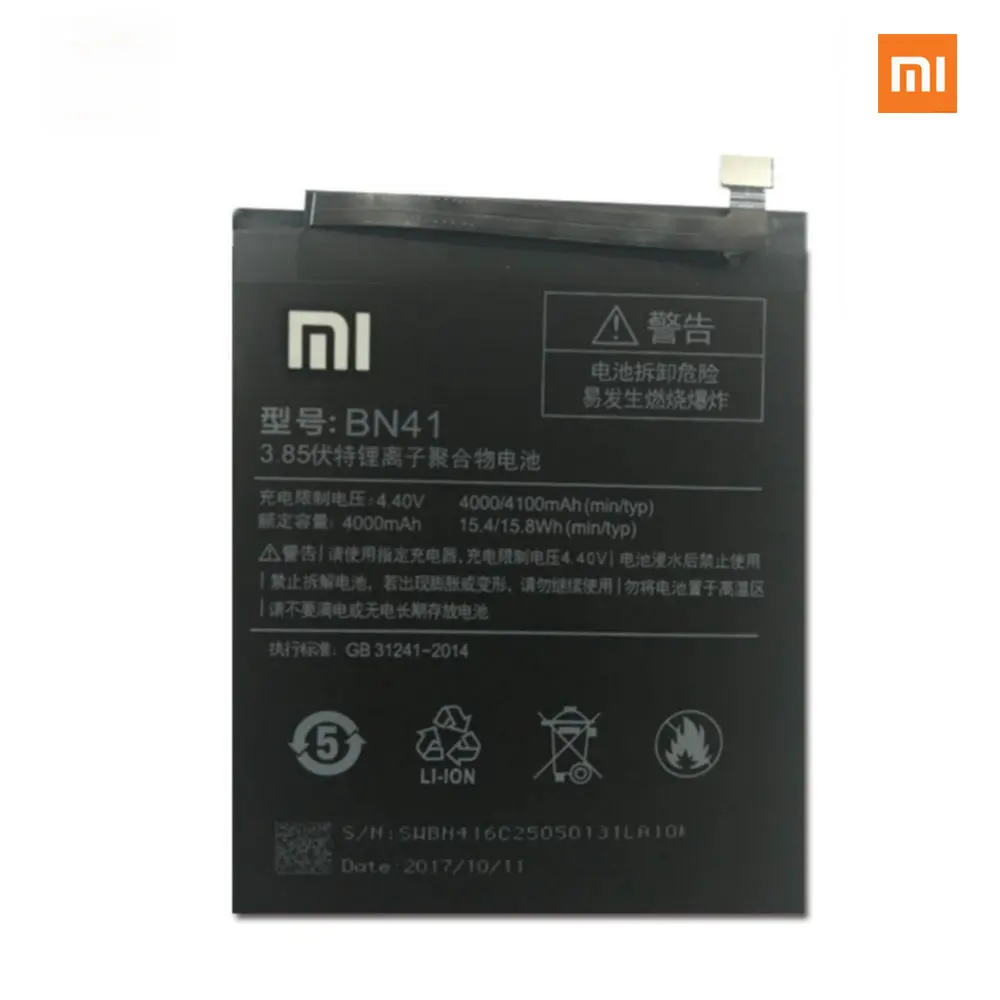 Bn41 bateria para xiaomi redmi note 4 hongmi note4 pro nota 4x versão ...