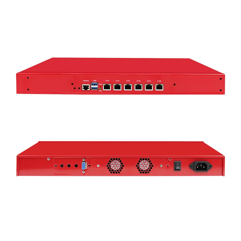 Fanless 1u Rackmount Mini Pc Intel I7 Pfsense Network Security ...