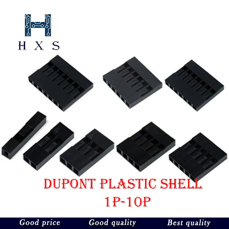 50PCS Dupont Plastic Shell 1Pin 2Pin 3Pin 4Pin 5Pin 6Pin 7Pin 8pin 9pin ...