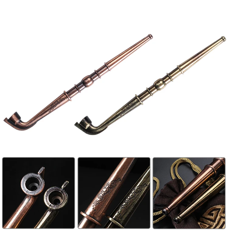 Articles fumeur,Pipe en métal pour fumer,29cm de long,1 pièce,pour ...