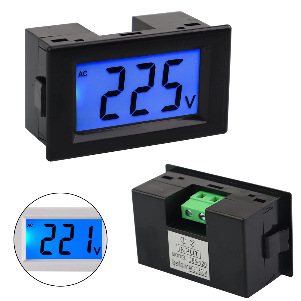 AC-Digital-LCD-Voltage-Indicator-Meter-80-500V-Voltmeter-110V-220V-2 ...