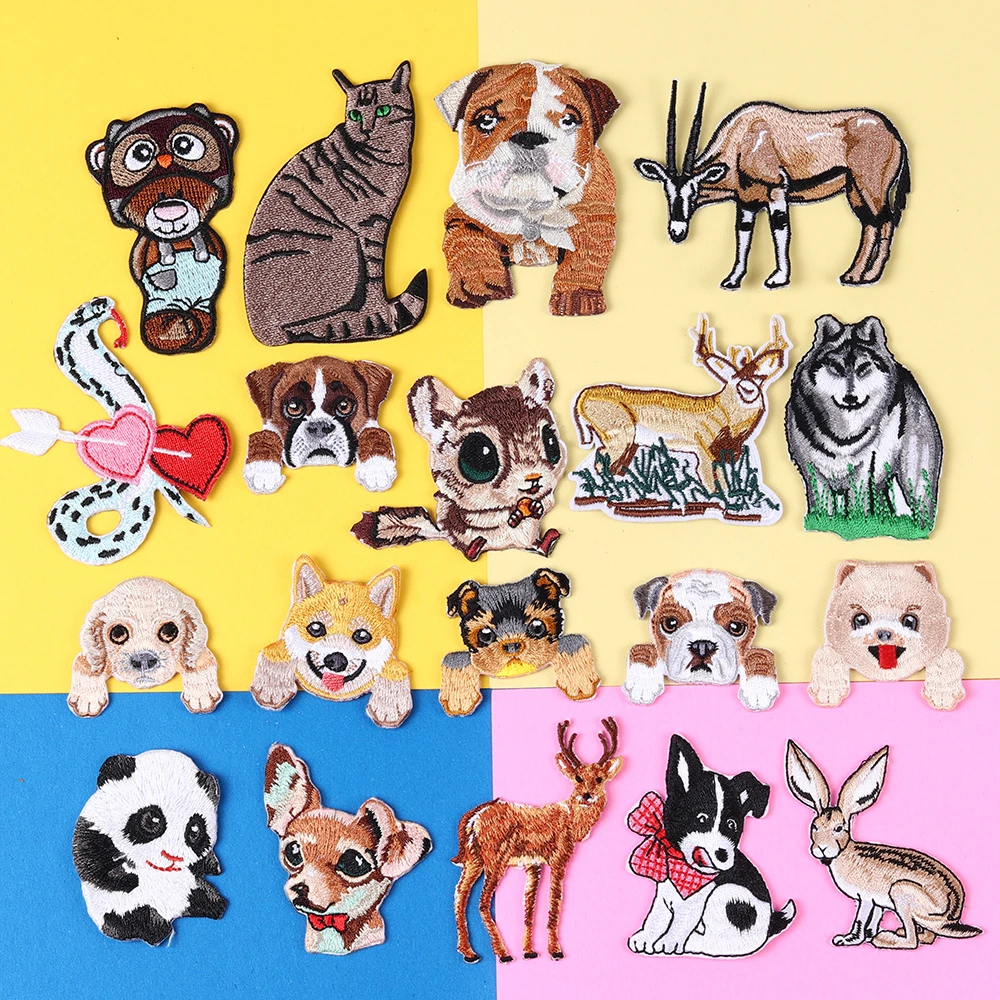 Animals Patches Clothing | Animal Patches Clothes | Embroidery Patches ...