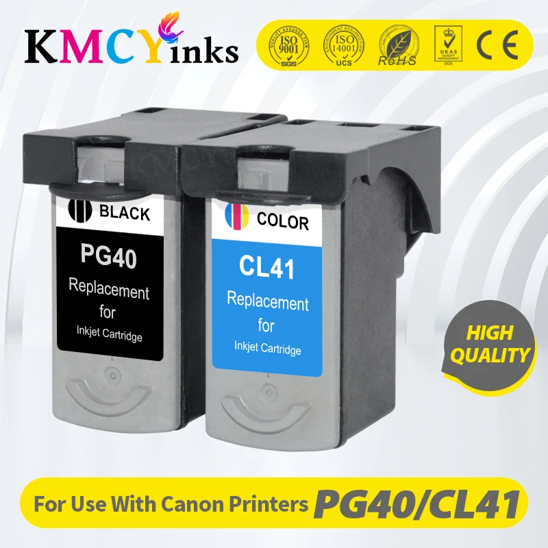 KMCYinks-PG-40-CL-41-Compatible-Ink-Cartridge-PG40-For-Canon-Pixma ...