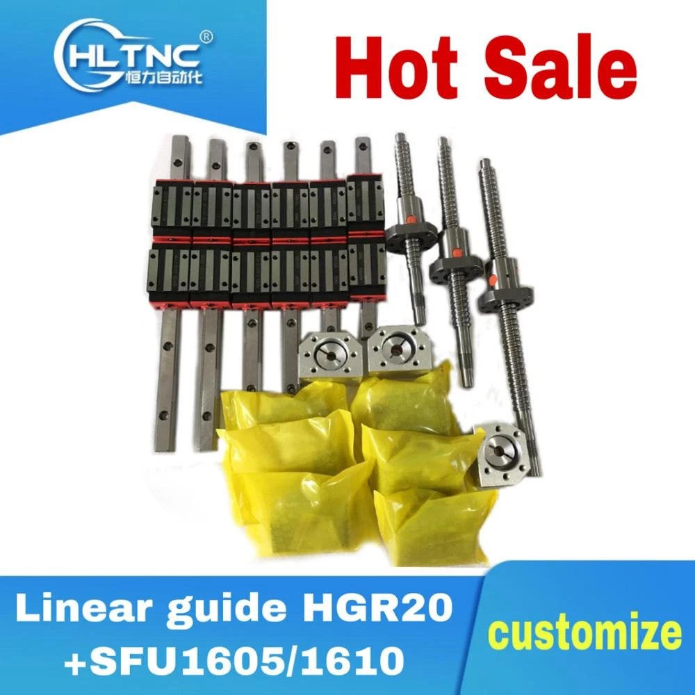 Cnc Router 3 Axis 4axis Cnc Guide 20mm Linear Square Rails Linear Guide ...