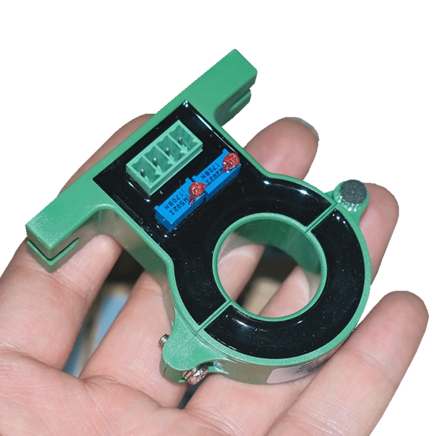 0-100A open type Hall current sensor transmitter Isolated output 0-4V