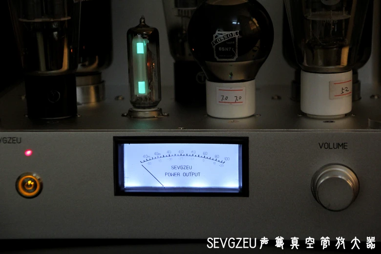 New HiFi Vacuum Tube Mono Block Power Amplifier Dual Lamps rectifier ...