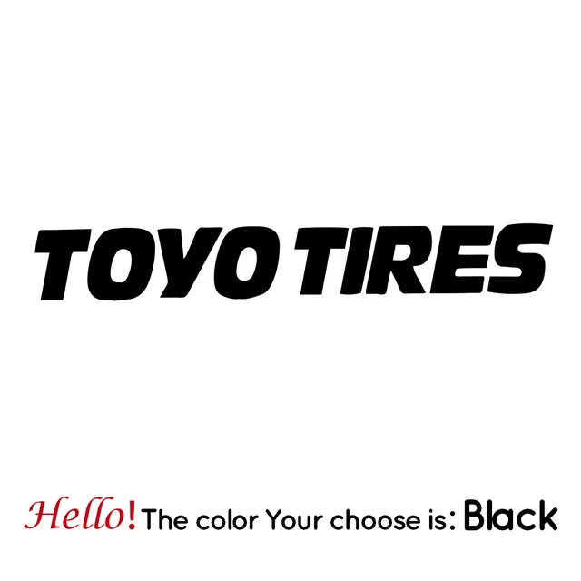 Car sunshade sticker car windscreen windshield sticker For Toyo Tires
