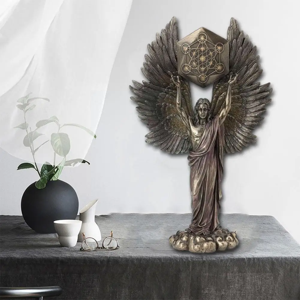 Bronzed-Seraphim-Guardian-Angel-With-Sword-Big-Statues-Decoration ...