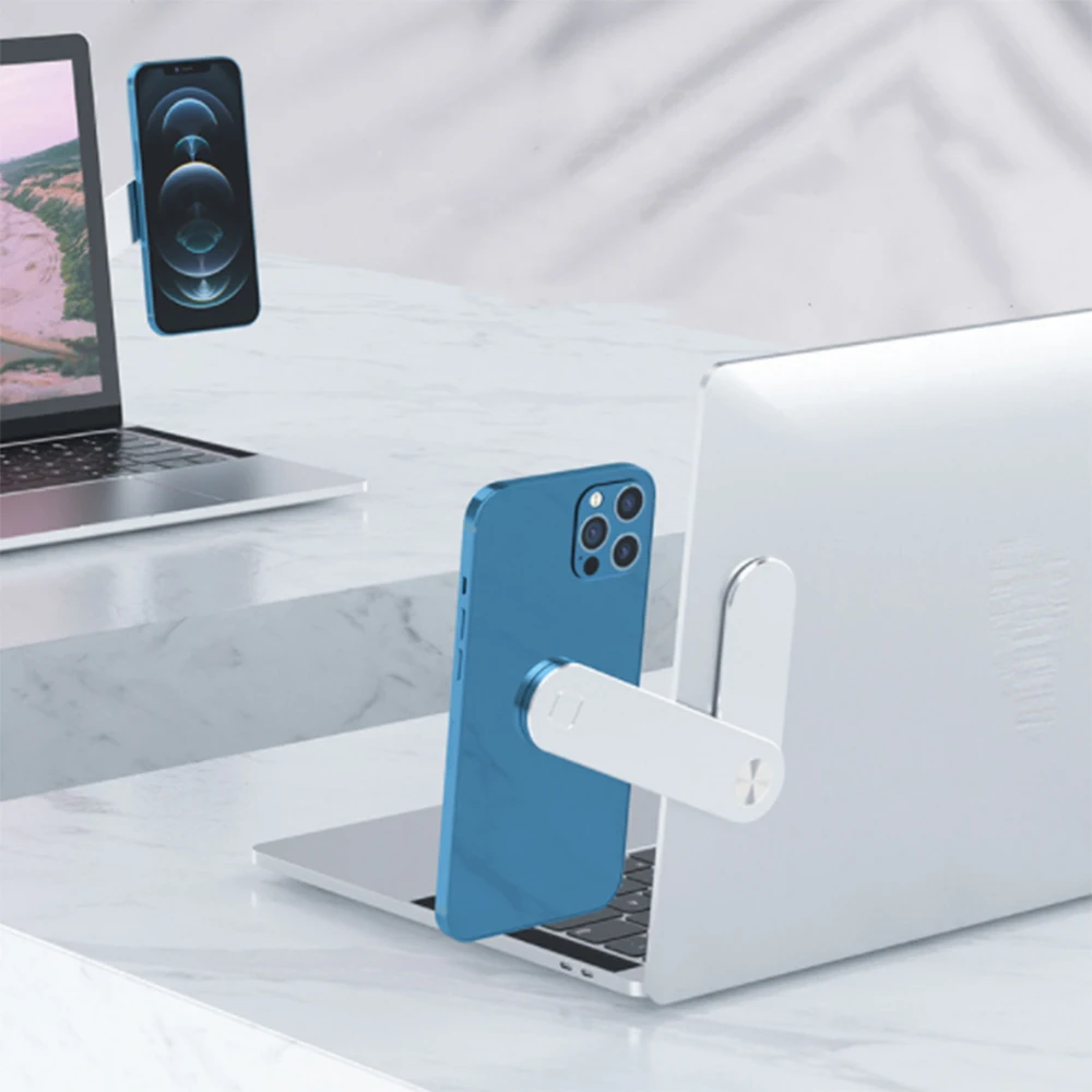 Portable Aluminum Alloy Shrink Phone Bracket Notebook Expansion BracketTabletPC Lazy Mobile 