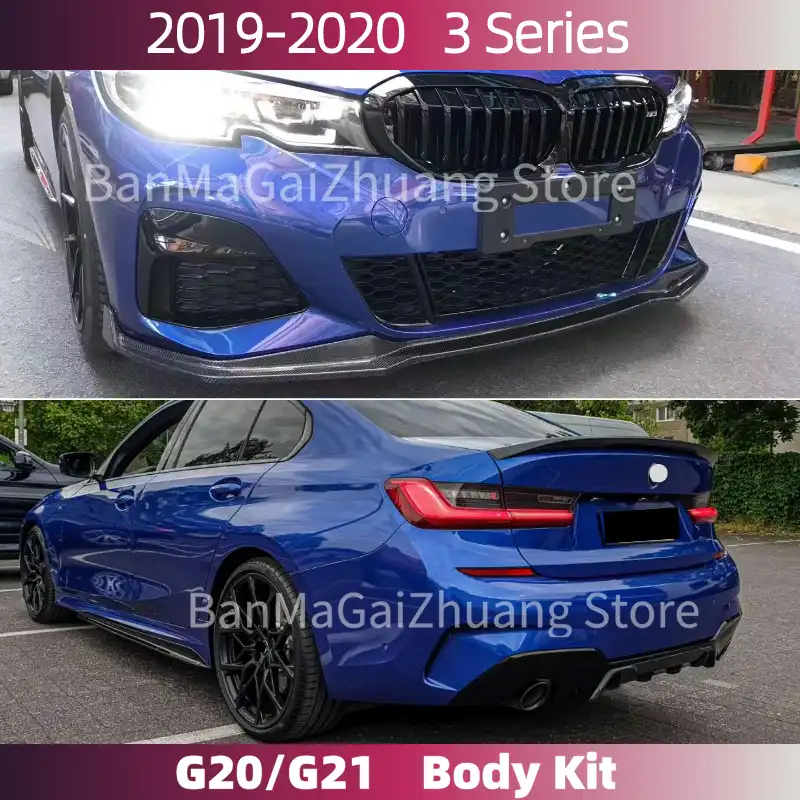 3PCS MP Style G20 Car Front Bumper Lip Spoiler Splitter Diffuser ...