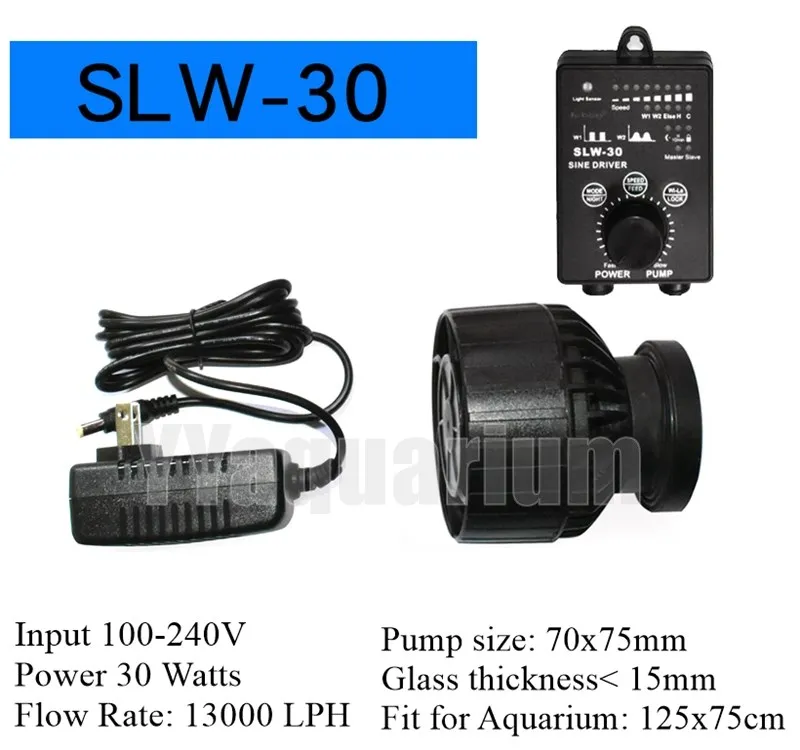 Jebao WI-FI SOW-5M SLW-10 SLW-20 SLW-30 SOSINE волна потока Wavemaker супер тихий мощный ...