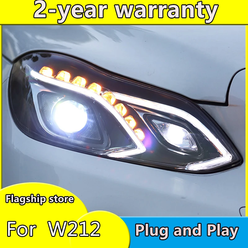 car accessorie Headlights for Benz E-Class E180 E200 E260L E300 W212 E260 Headlight Year 2014 ...