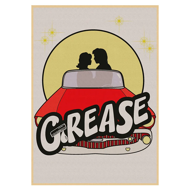 Grease Broadway Poster