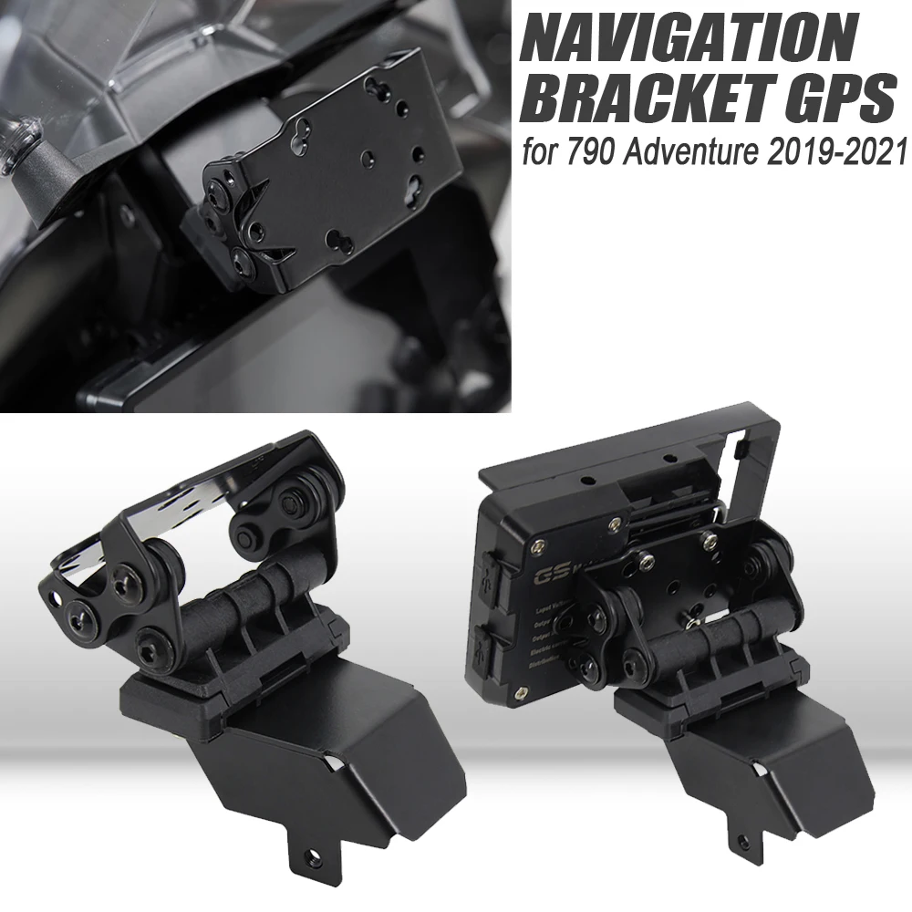 NEW Motorcycle SMART PHONE Navigation GPS Plate Bracket Adapt Holder ...