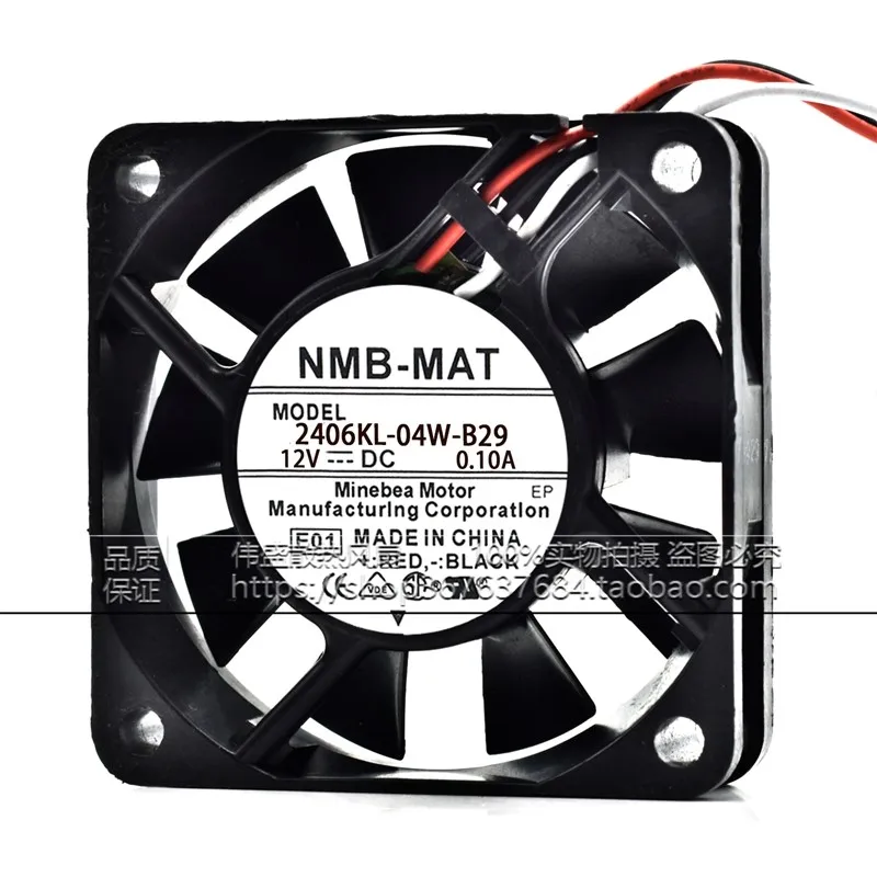 originales NMB 2406KL-04W-B29 12V 0.10A 6015 6Ventilador TV plasma chasis silencioso CM 3 hilos ...
