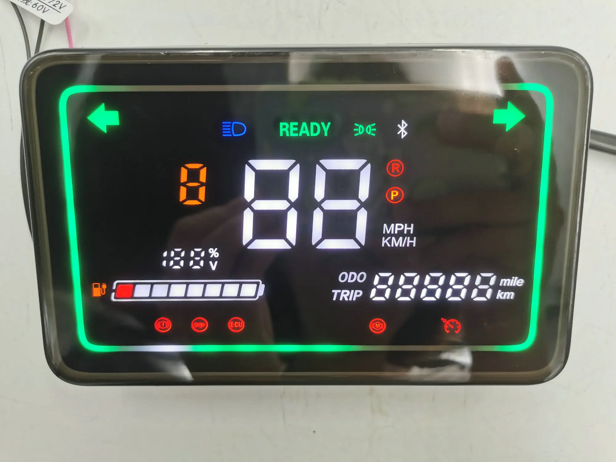 Color-Large-Screen-Speedometer-FOR-Modified-Electric-SCOOTER-E-BIKE ...