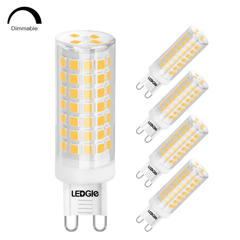 Ledgle 8w G9 Led Bulb Dimmable Light Bulb Ac 110-220-240v 700lm ...