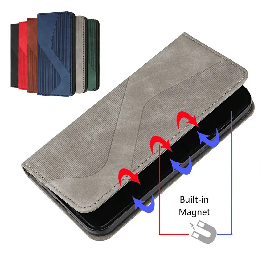 Magnetic Leather Case For Xiaomi Redmi Note 8 9 10 8T 9T 9S 10S 9A 9C ...
