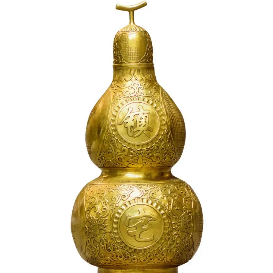 Copper Statue Pure copper gourd ornament|Statues & Sculptures| - AliExpress