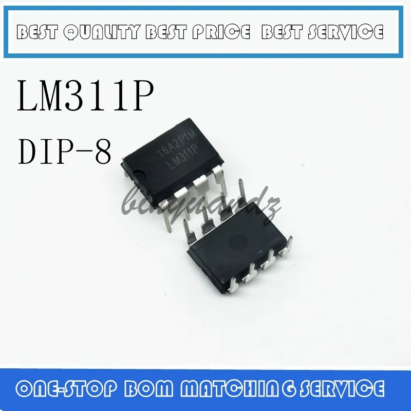 10ชิ้น/ล็อต LM311P DIP 8 LM311เครื่องเปรียบเทียบแรงดันไฟฟ้า IC|ชิ้นส่วน ...