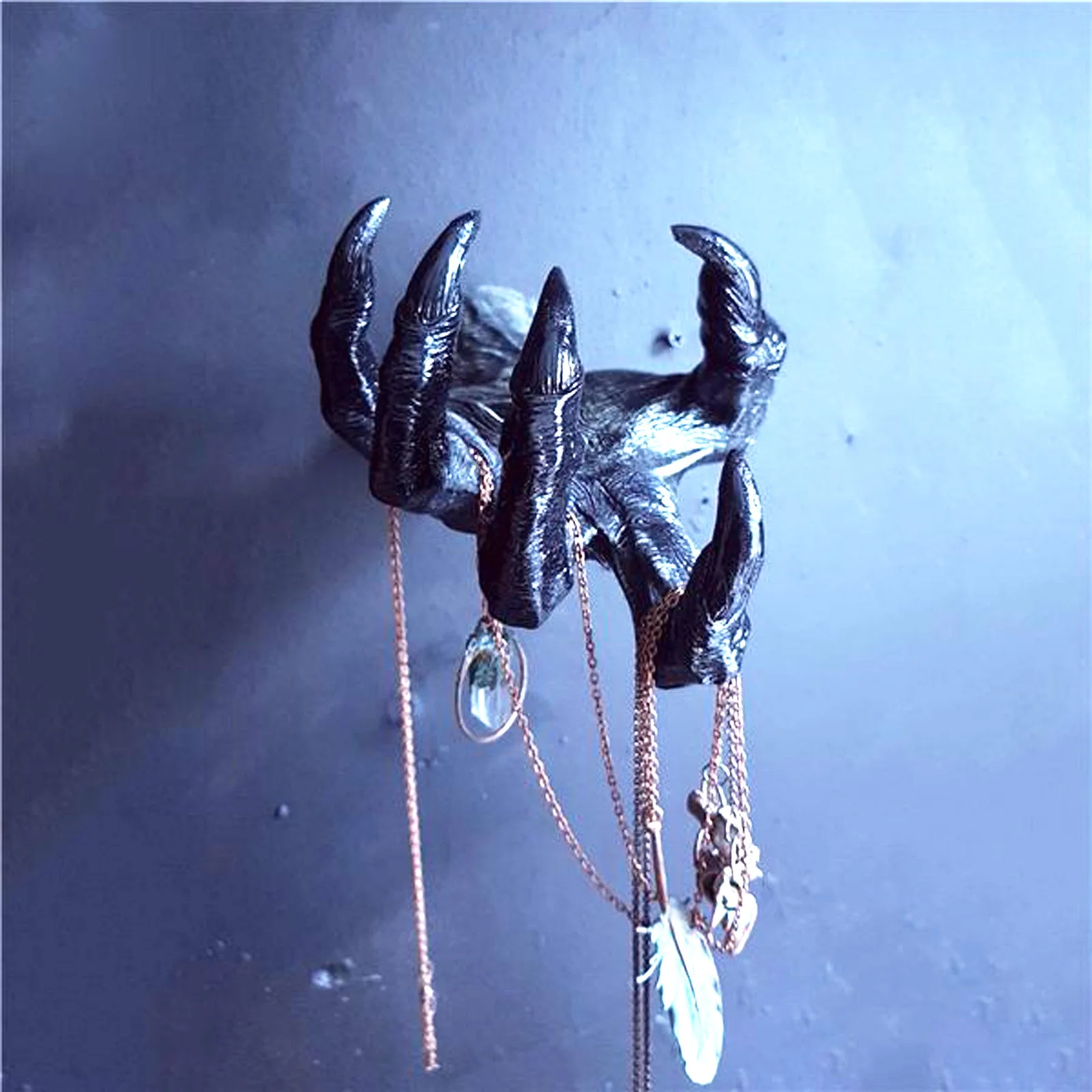 Art Wall Demon Eye Claw Resin Ornament Keychain Clothes Hanger Sneaky ...