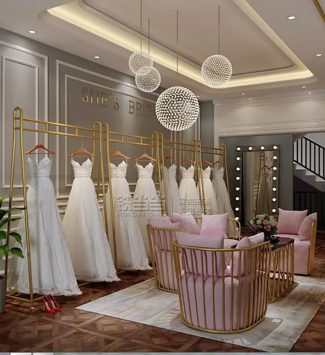 Wedding-Rack-Iron-Display-Rack-Women-s-Wear-Rack-Dress-High-end-Combine ...