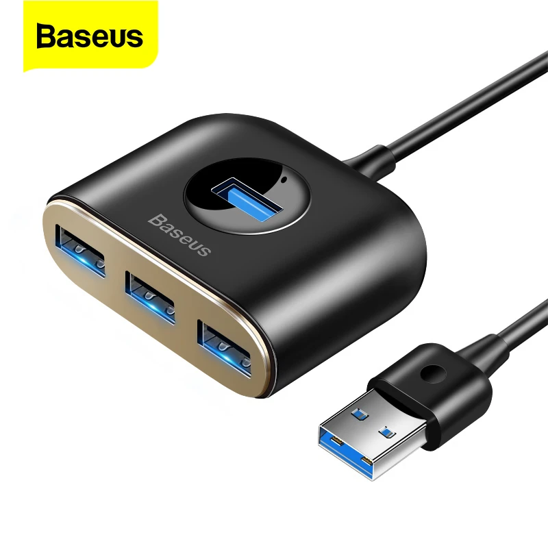Baseus USB HUB 3.0 2.0 4 Ports External USB A to A HUB High Speed OTG ...