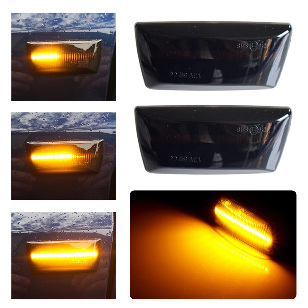 Dynamic Turn Signal LED Side Marker Mirror Light Flashing Indicator For ...