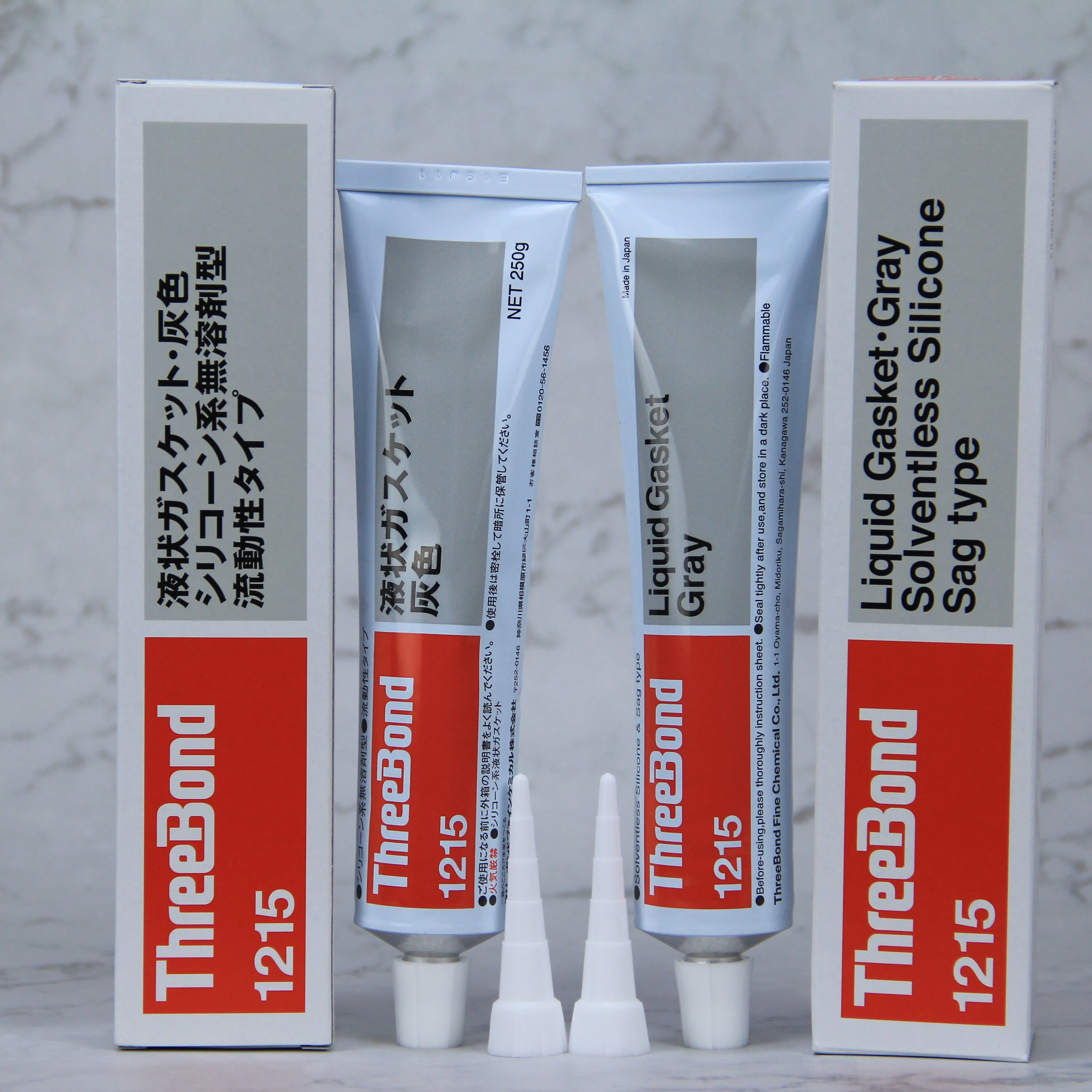 1Pcs ของแท้ TB 1215ซิลิโคนอินทรีย์ Liquid Sealant Threebond TB1215สีเทา ...