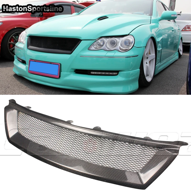 Reiz Mark X Gs Style Carbon Fiber Front Grille Grill For Toyota Reiz ...