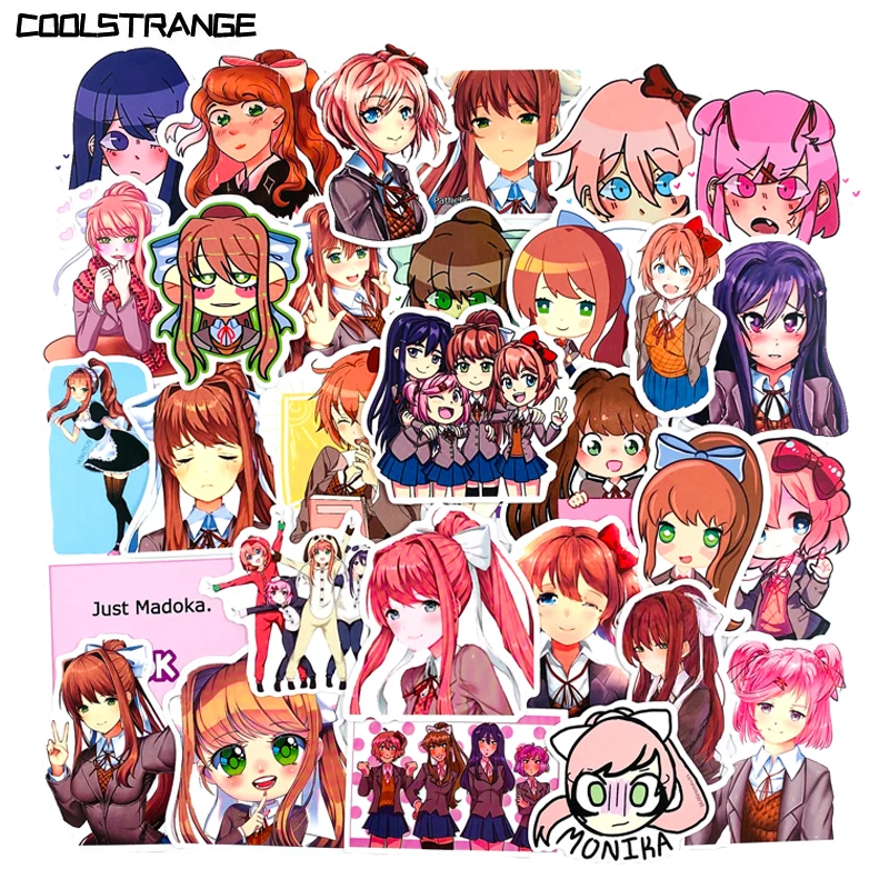 Doki doki just monika sticker - splashvvti