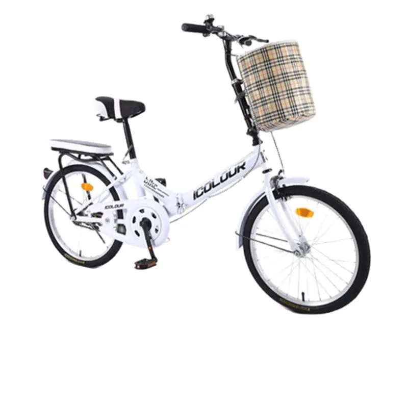 Foldable bicycle women's ultra light portable bicycle small wheel ...