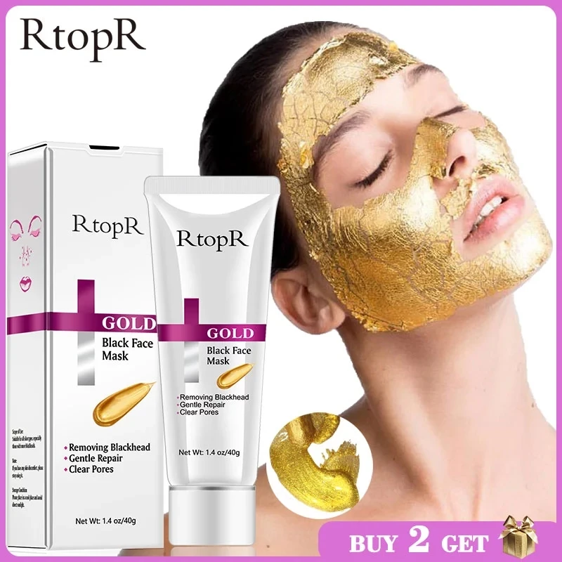 RtopR New Gold Remove Blackhead Gel Facial Pore Peeling Acne Treatment ...