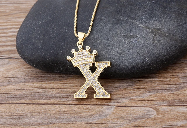Letter X Gold