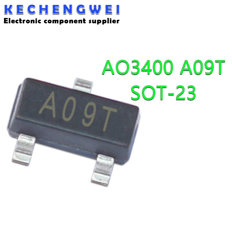 50PCS AO3400 SOT23 AO3400A SOT-23 A09T SOT23-3 SMD New and Original IC ...