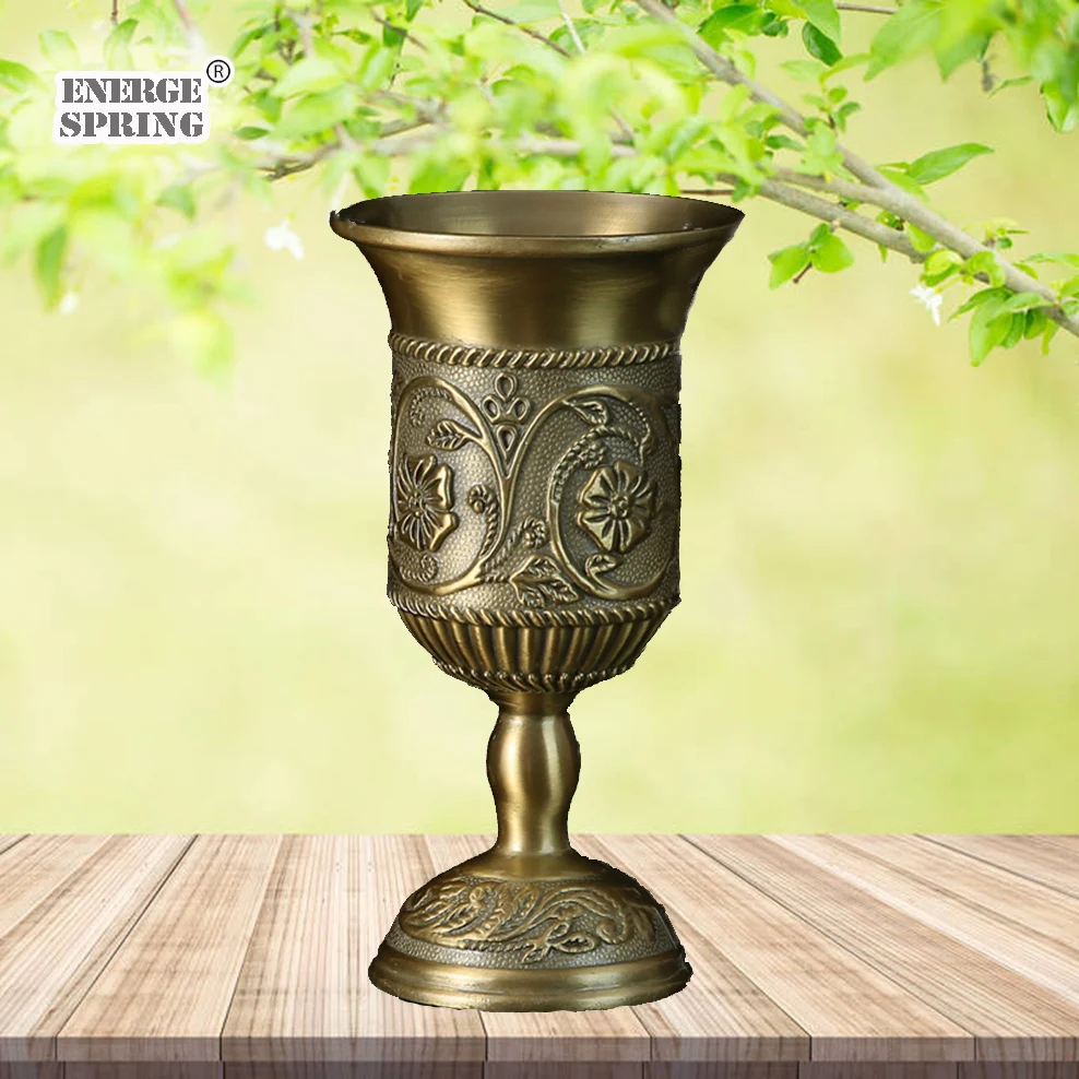 Wine Glass European Retro Liquor Glass Alloy Goblet Antique Alcohol Set ...