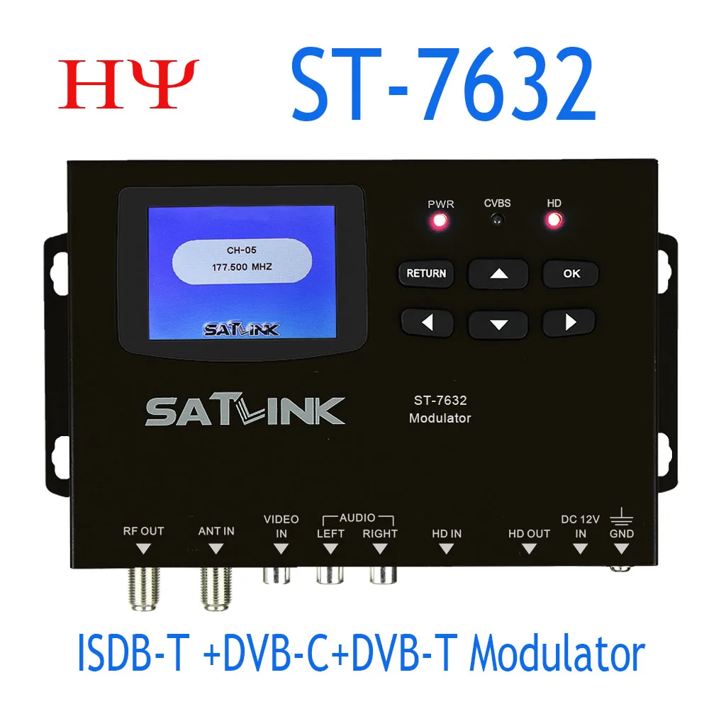 Satlink St-7632 Dvb-t Isdb-t Modulator 1 Route Mpeg1 Mpeg4 Satlink ...