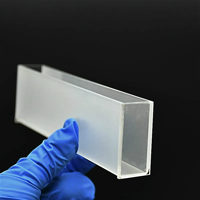 Quartz Cuvette Light Path 100mm Spectrometer Cell (Liquid Sample Cell ...