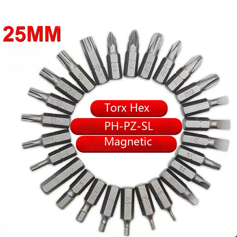 3pcs-25mm-Screwdriver-Bits-Set-1-4-Inch-Hex-Shank-CR-V-Electric-Screw ...
