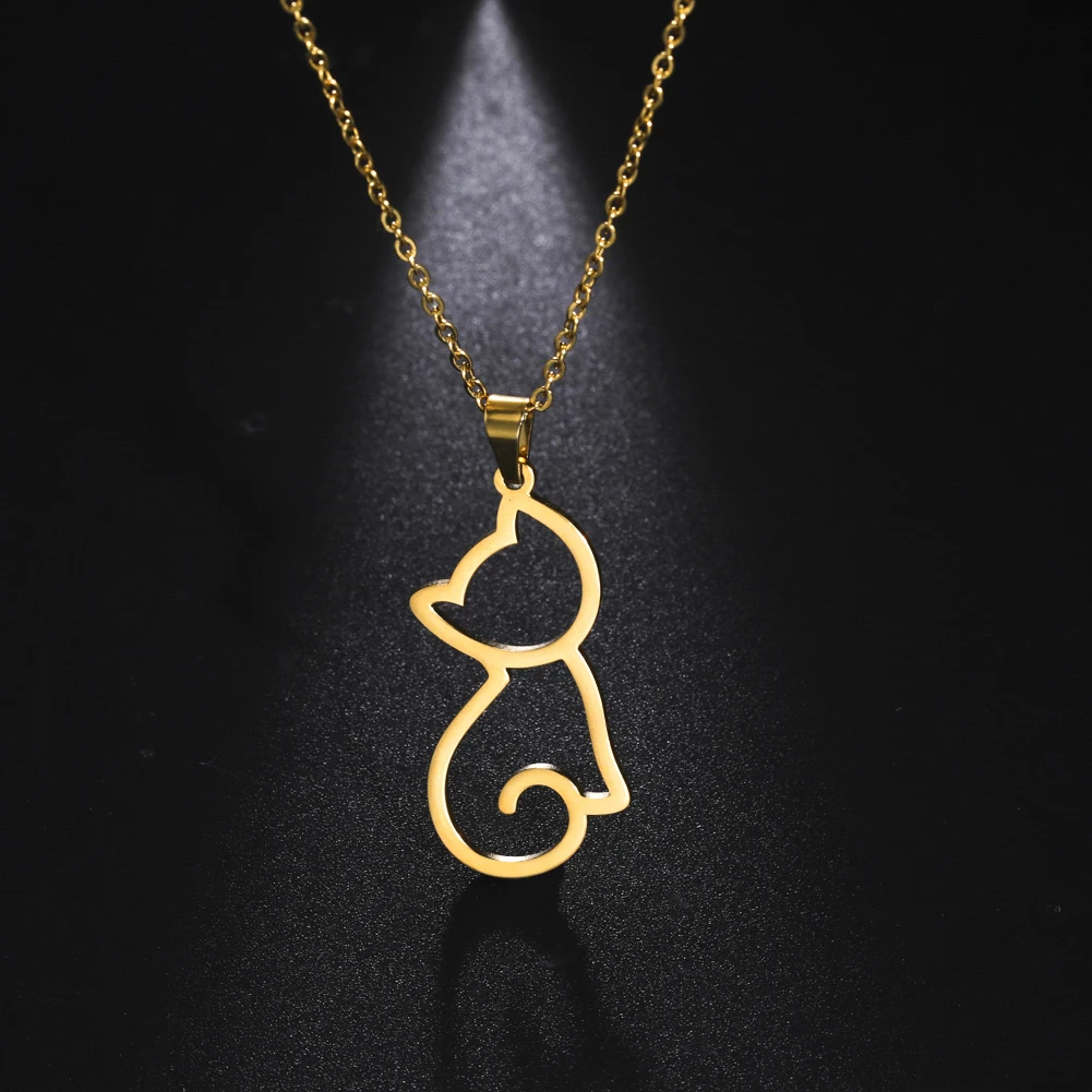 Skyrim-Cute-Kitten-Cat-Pendant-Necklace-Stainless-Steel-Cold-Color ...